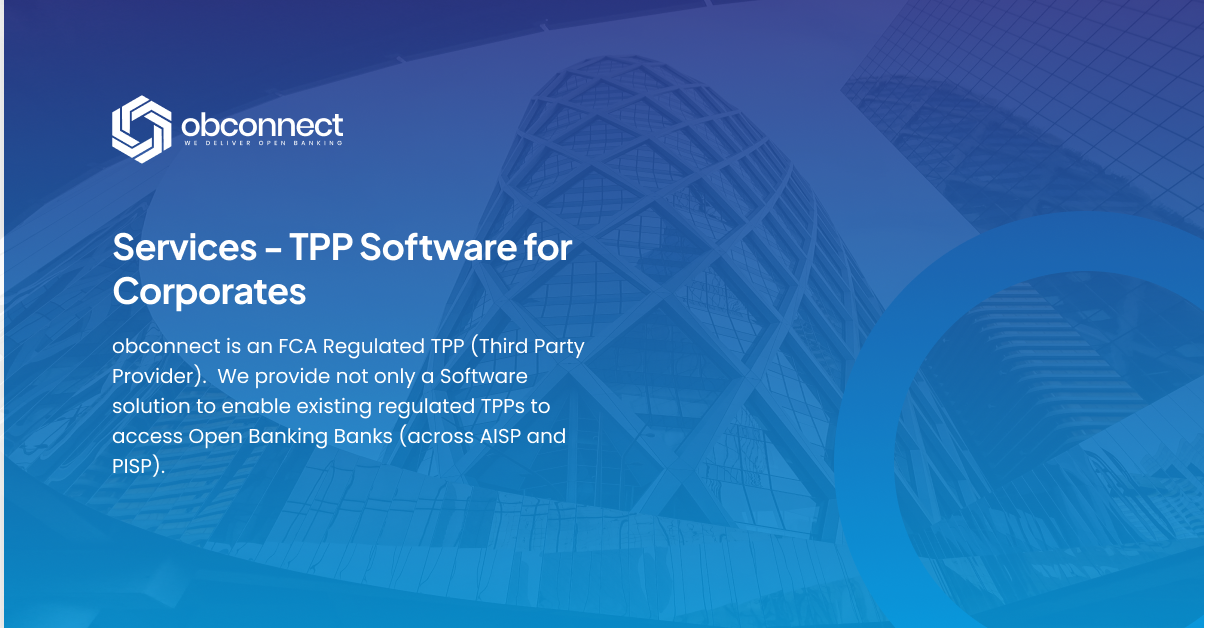 TPP Software for Corporate - obconnect